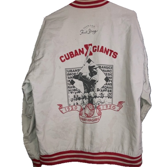 Vintage | Jackets & Coats | Vintage Cuban X Giants Reversible Baseball ...